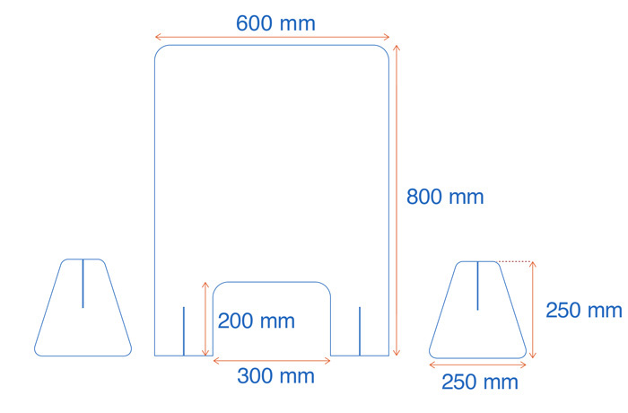 Sneeze Guard Standard | UK - Visar PRO